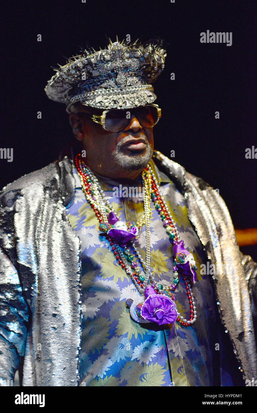 George Clinton of George Clinton & Parliament-Funkadelic as the band ...