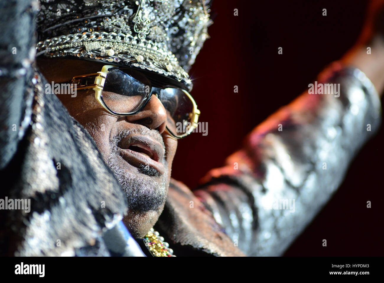 George Clinton of George Clinton & Parliament-Funkadelic as the band ...