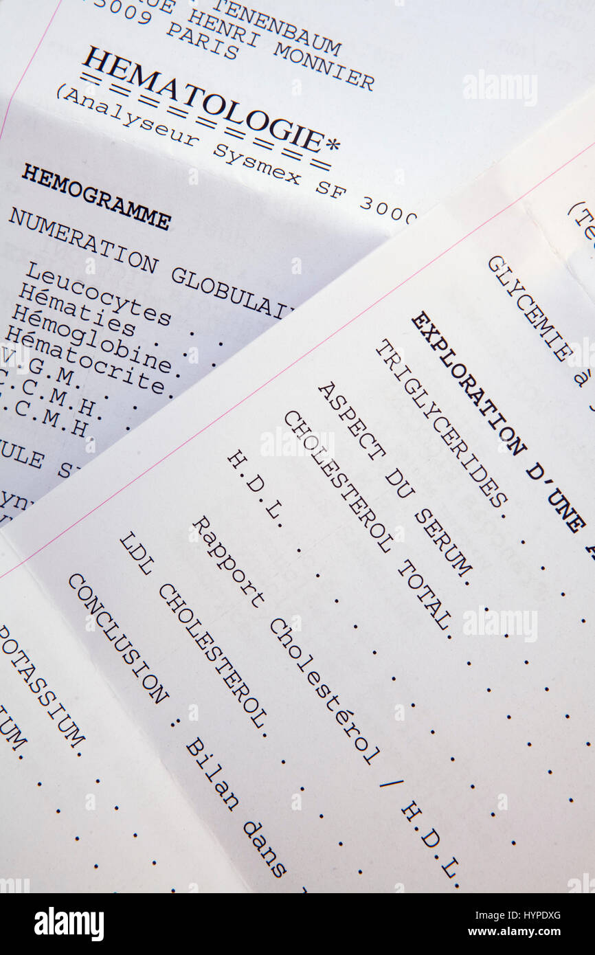 Result analysis hi-res stock photography and images - Alamy