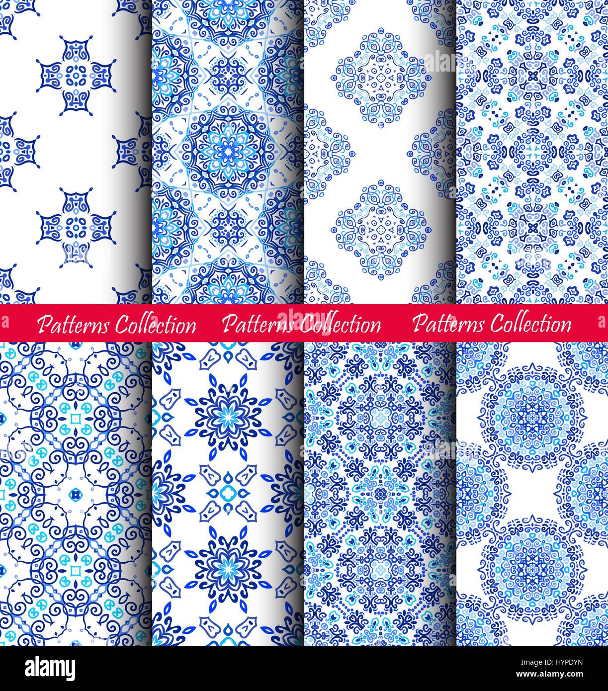Blue Weave Patterns Backgrounds Stock Vector Image & Art - Alamy