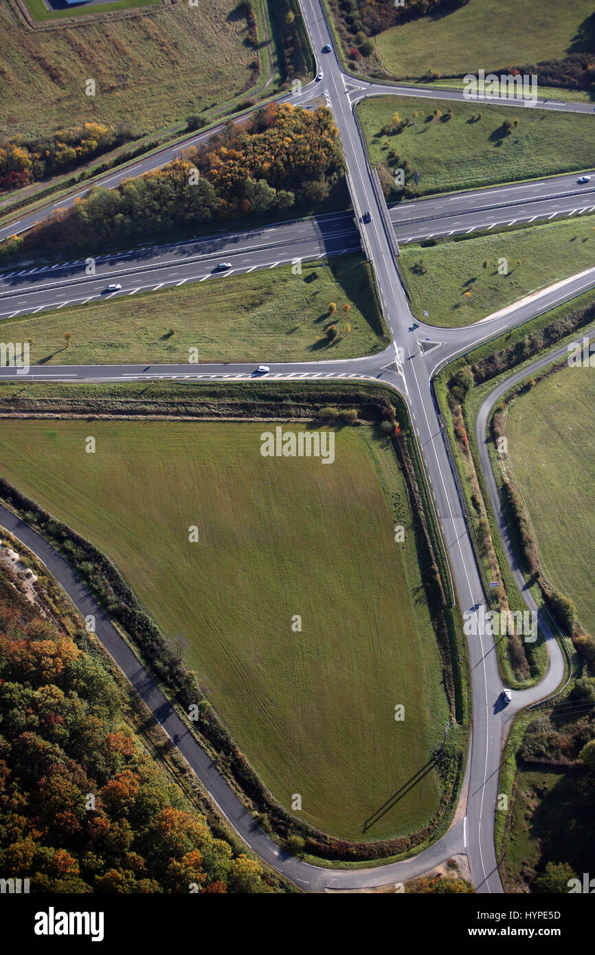 France,Highways, access ramps Stock Photo - Alamy