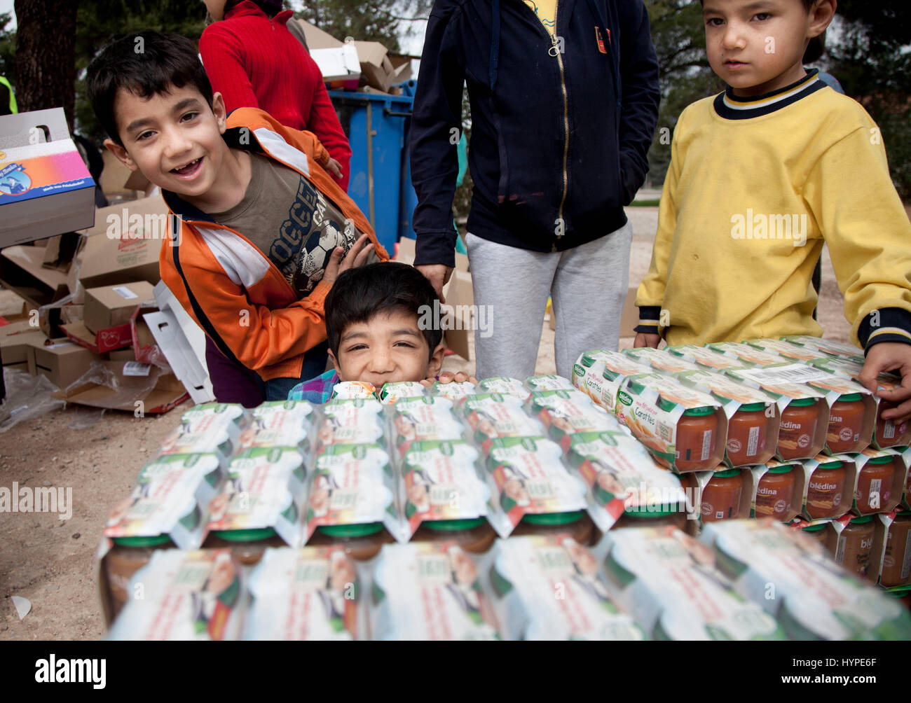 Malakasa refugiees camp in Greece. - 07/03/2017 - Greece / Malakasa ...