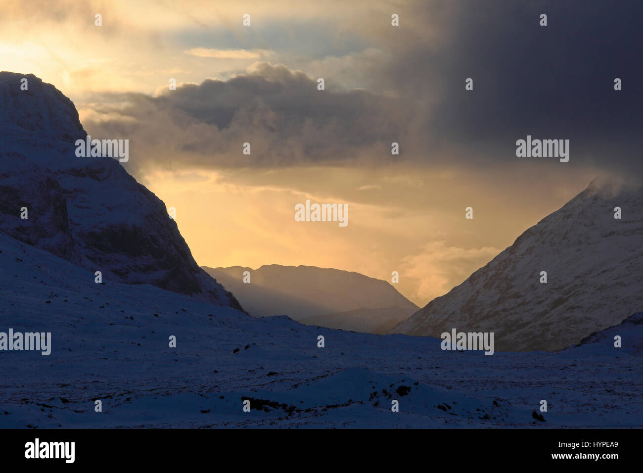 Glencoe sunset hi-res stock photography and images - Alamy