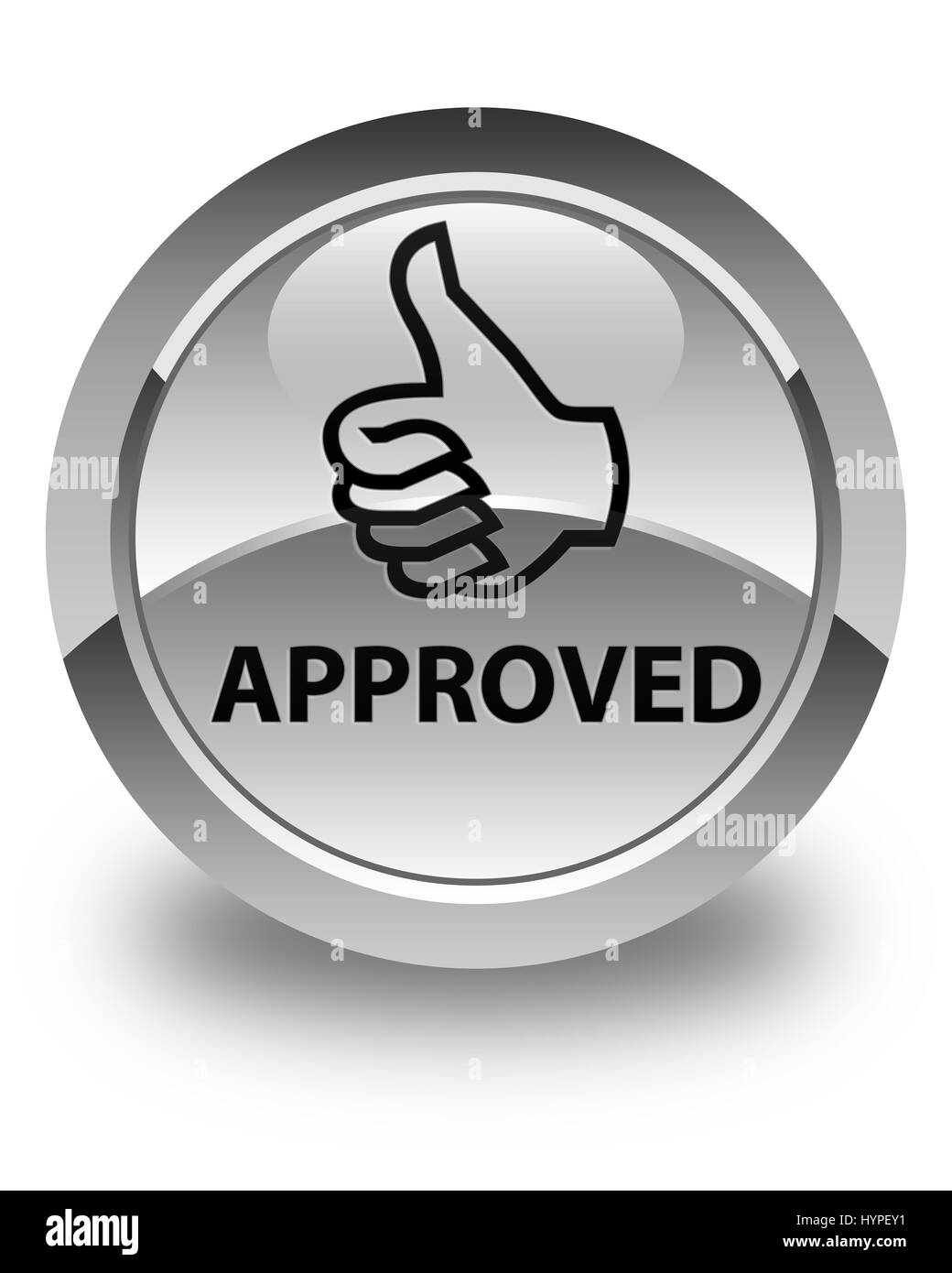 Thumbs up icon Black and White Stock Photos & Images - Alamy