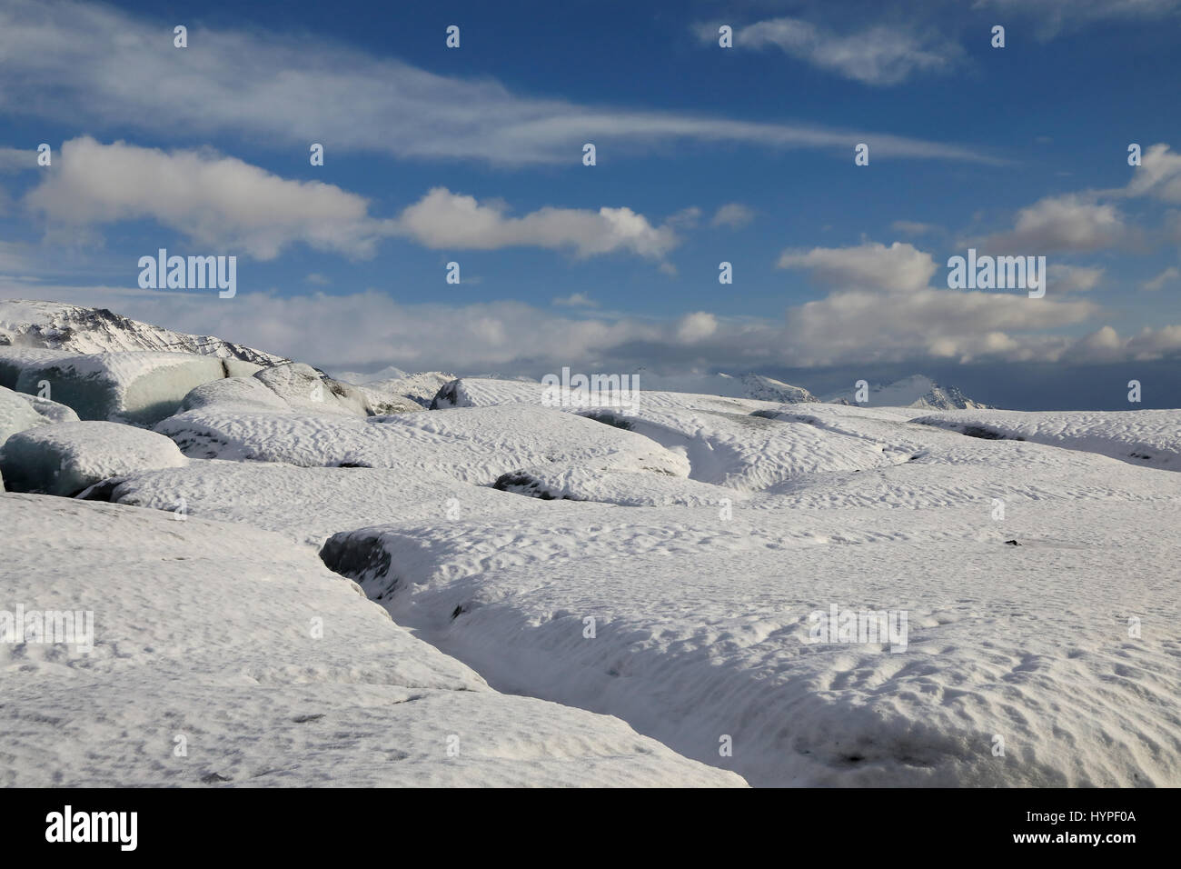 Fláajökull, glacier near Höfn in southeast Iceland Stock Photo - Alamy