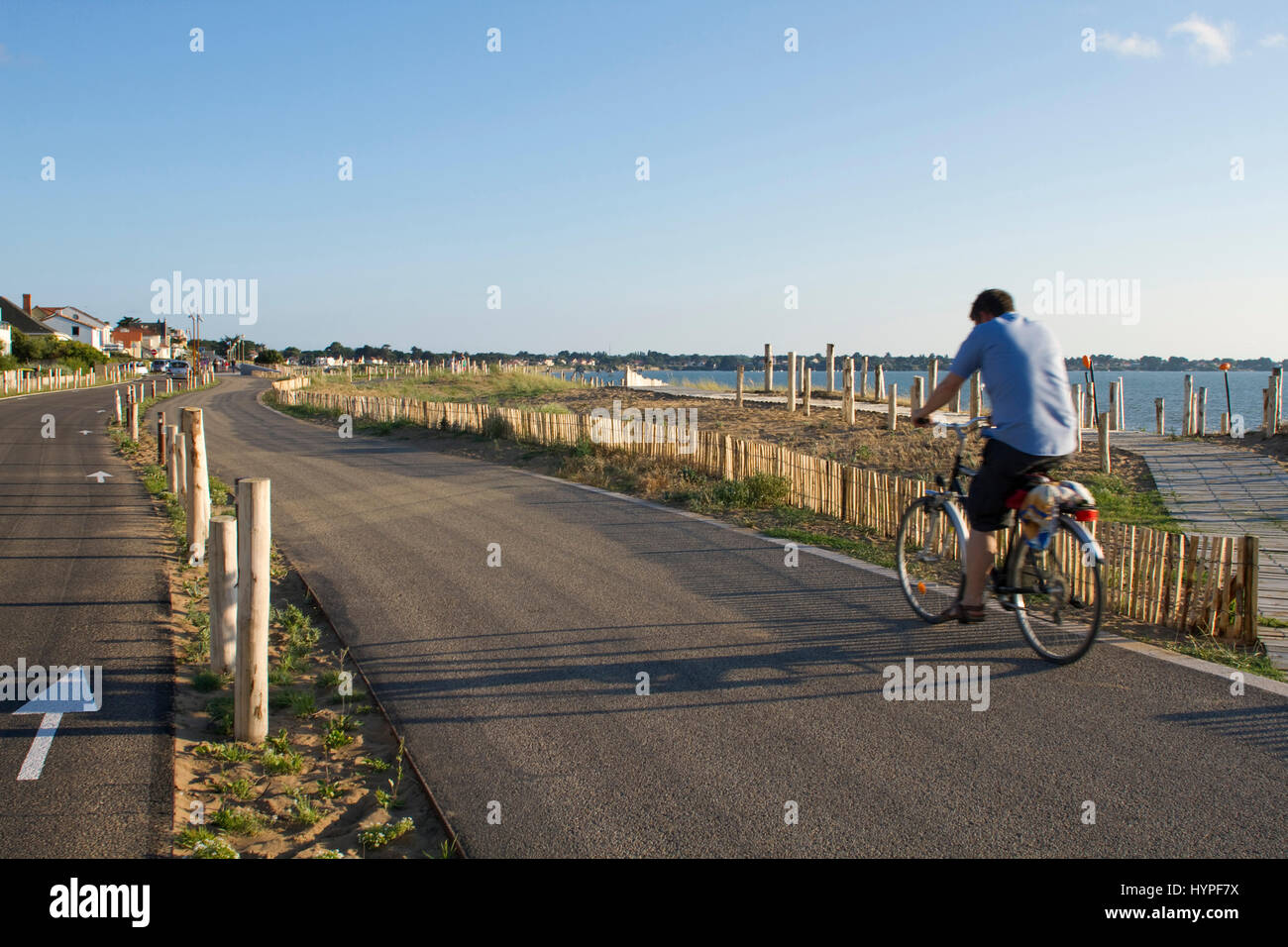 France, North-Western France, Saint-Michel-Chef-Chef, Tharon-plage, man ...