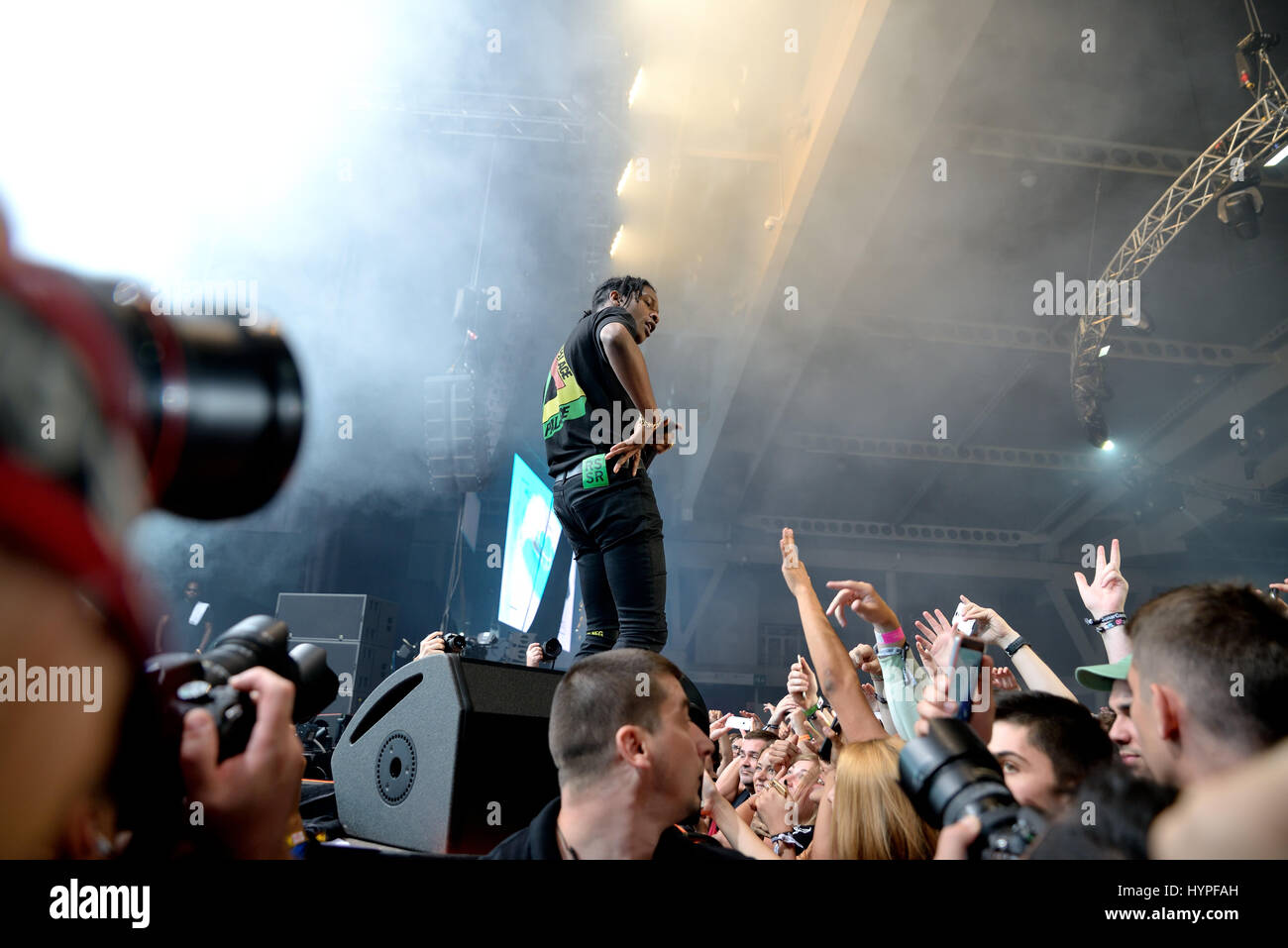 BARCELONA - JUN 19: ASAP Rocky (rapper from Harlem and member of the ...