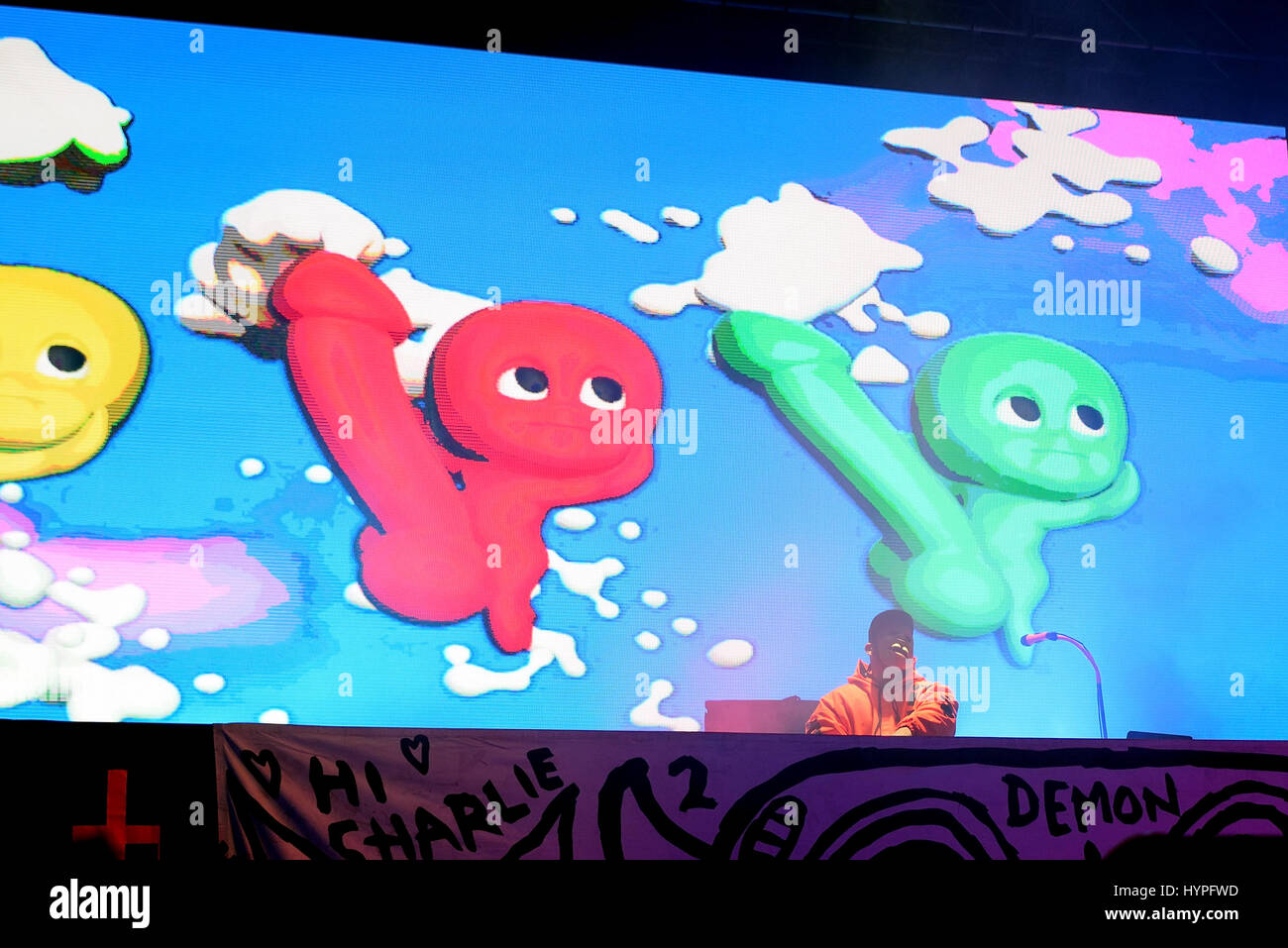 BARCELONA - JUN 19: Die Antwoord (rap rave band) in concert at Sonar ...