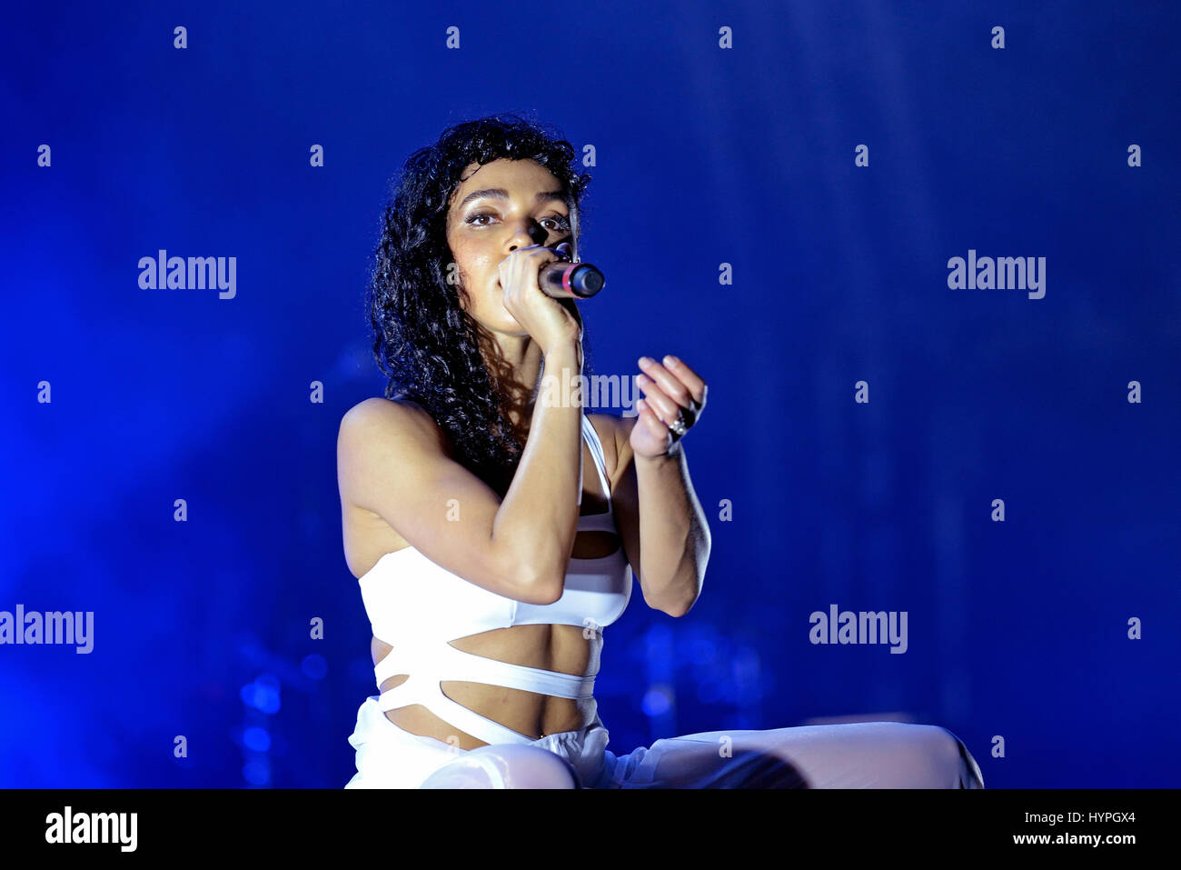 BARCELONA - JUN 20: FKA Twigs (band) in concert at Sonar Festival on ...