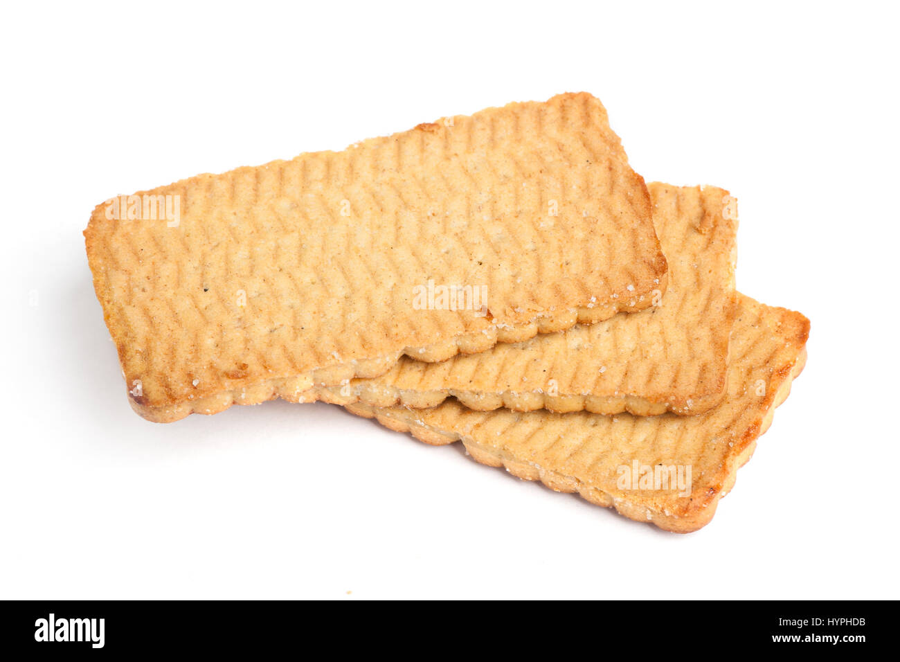 Flat cookies isolated on white background Stock Photo - Alamy