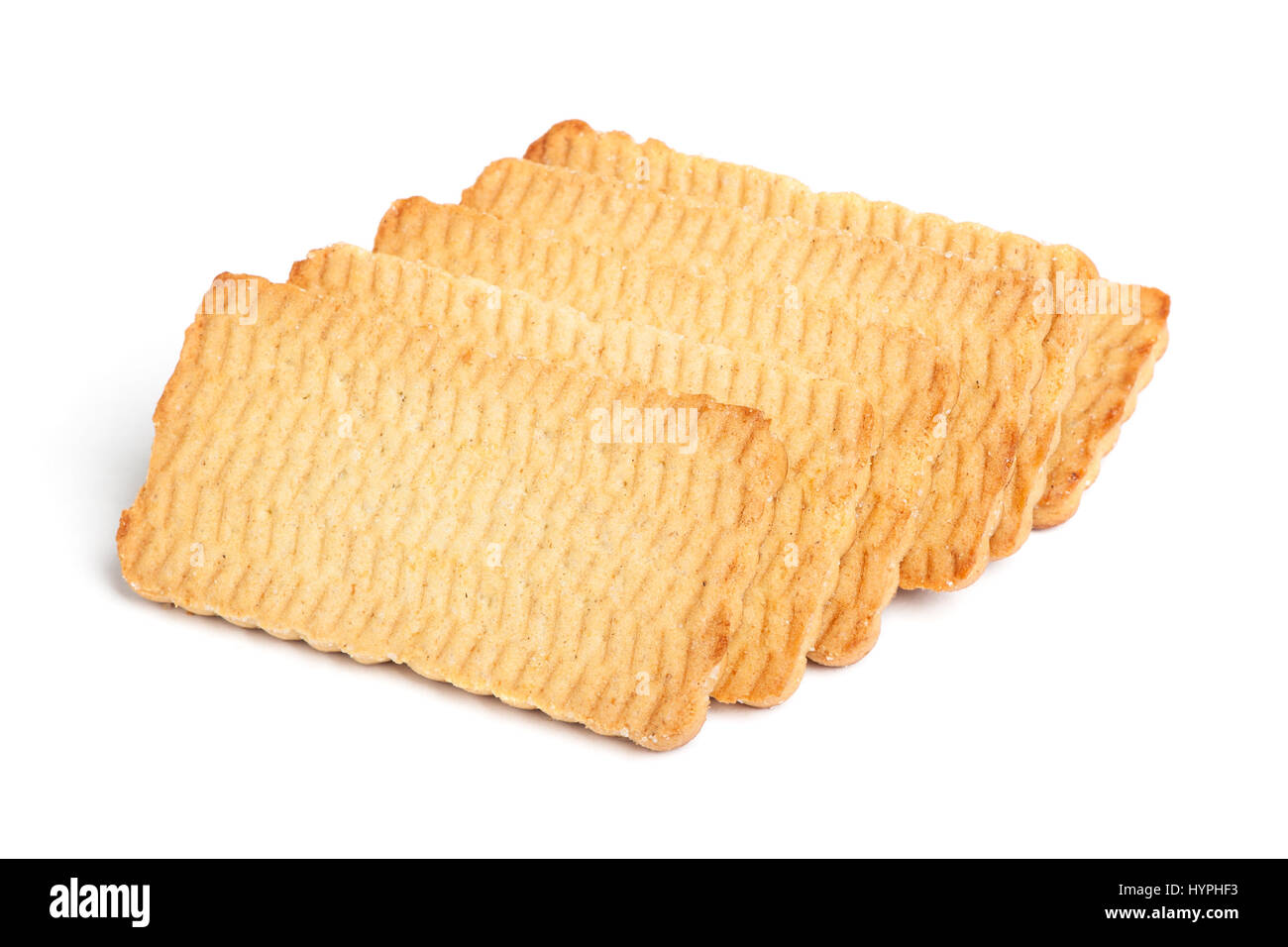Flat cookies isolated on white background Stock Photo - Alamy
