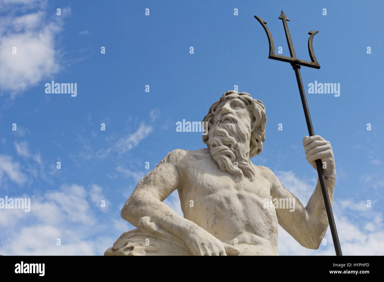 Statue roman god neptune trident hi-res stock photography and images ...