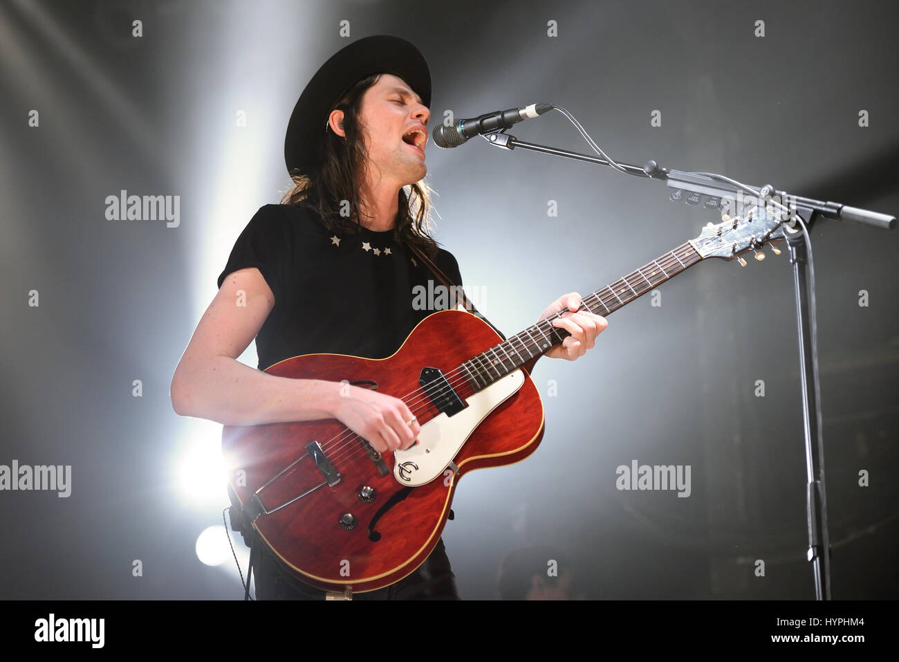BARCELONA - MAR 12: James Bay (singer and guitarist) performs at ...