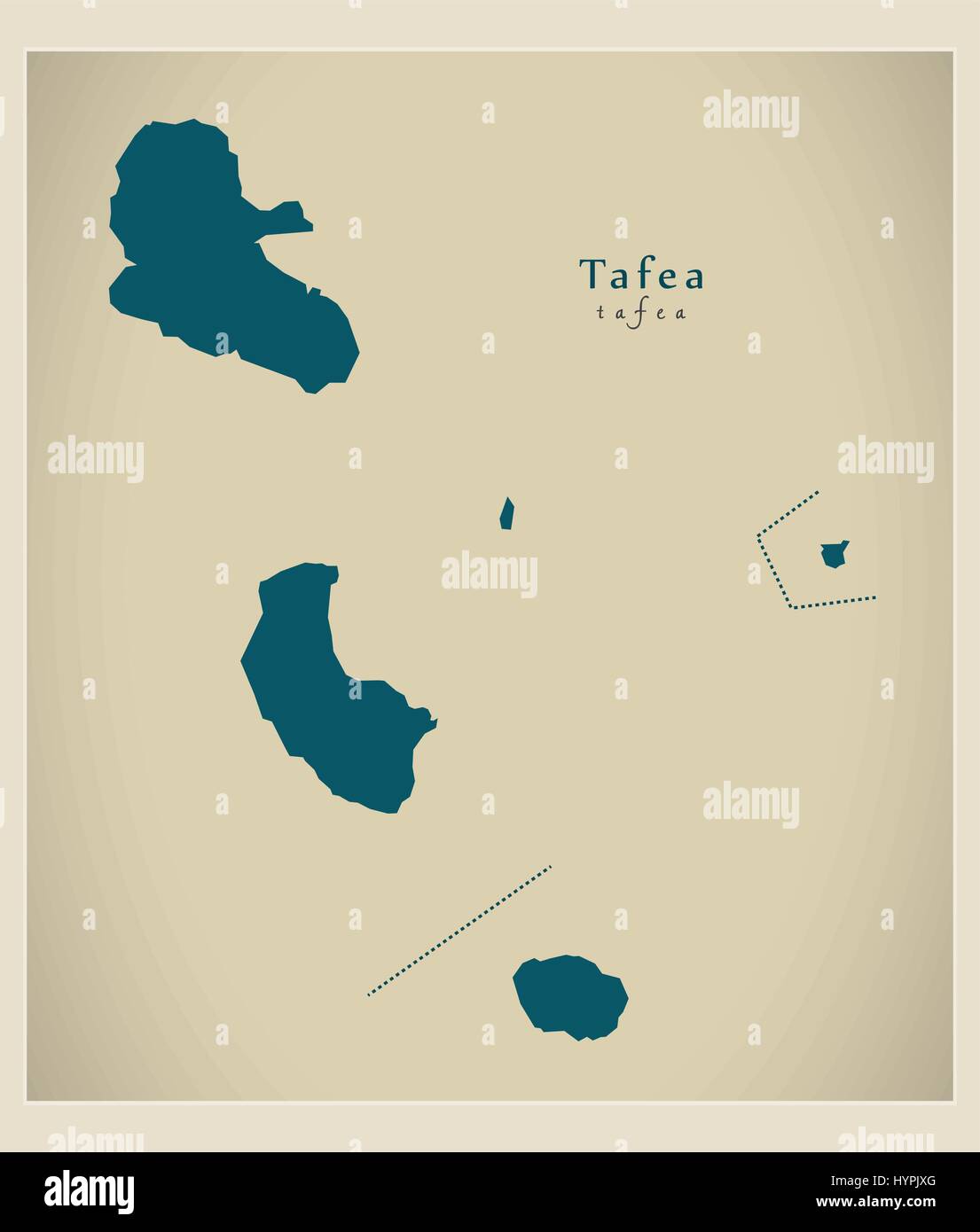 Modern Map - Tafea VU Stock Vector Image & Art - Alamy