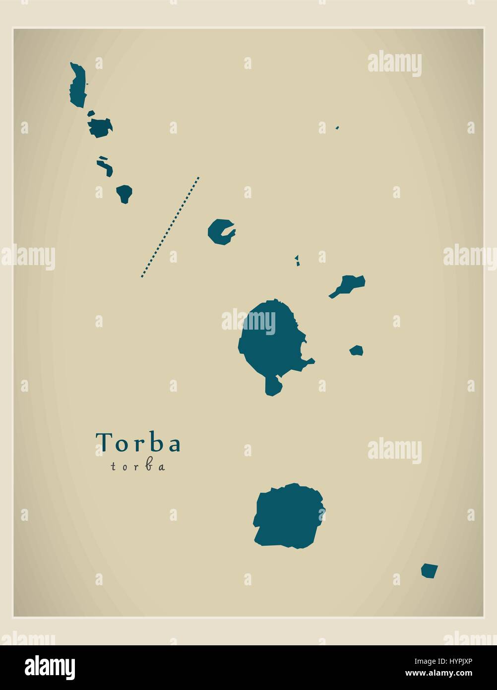 Modern Map - Torba VU Stock Vector Image & Art - Alamy