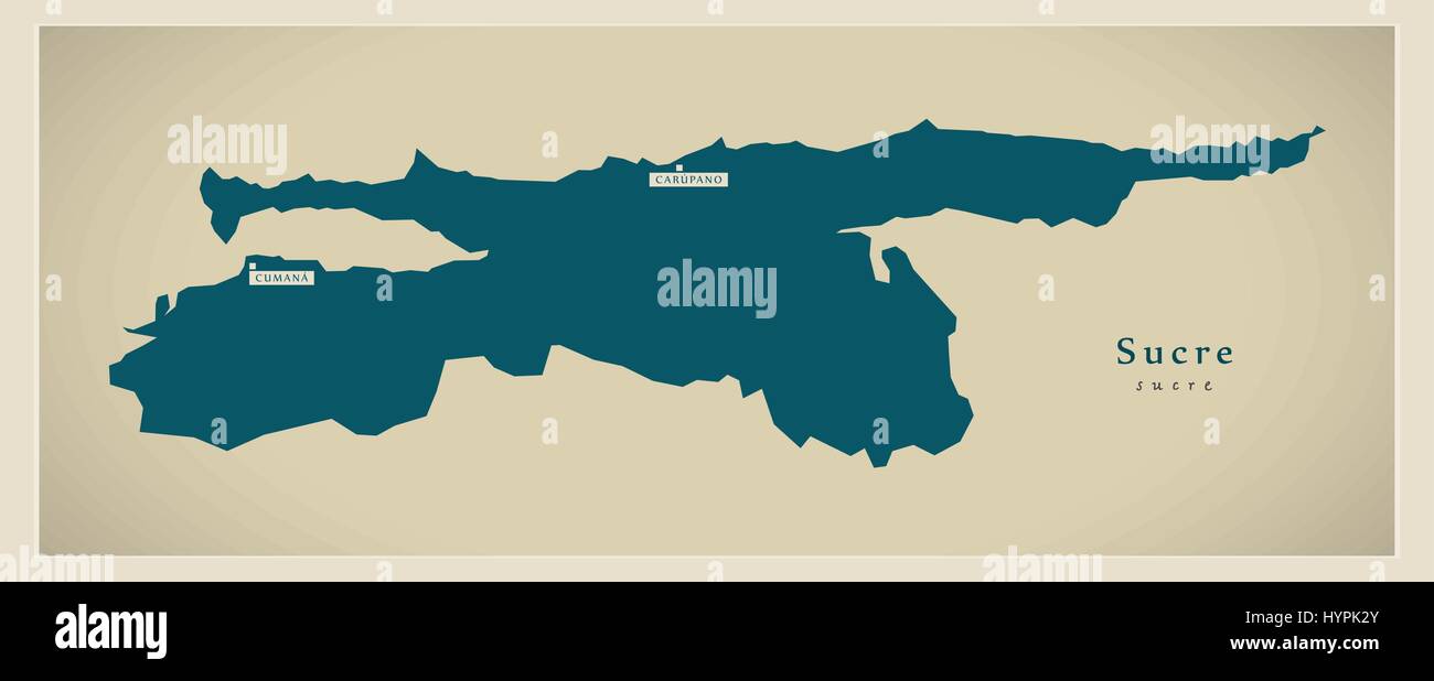 Map of sucre hi-res stock photography and images - Alamy