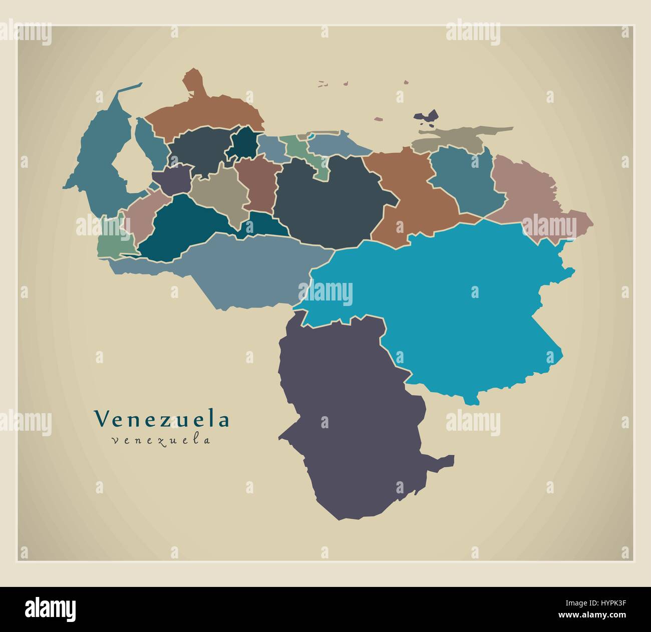 Map venezuela hi-res stock photography and images - Alamy