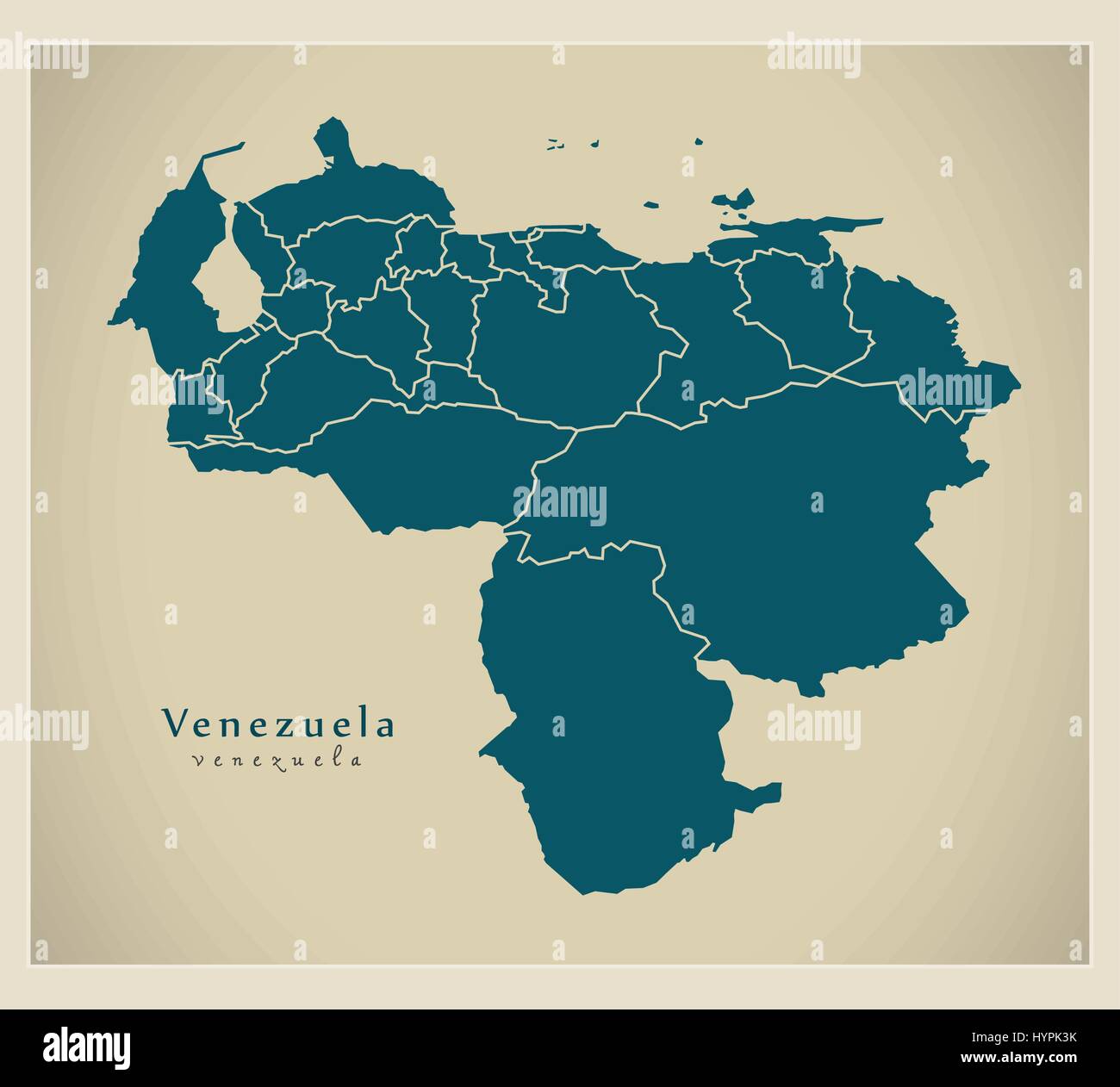 Map venezuela hi-res stock photography and images - Alamy
