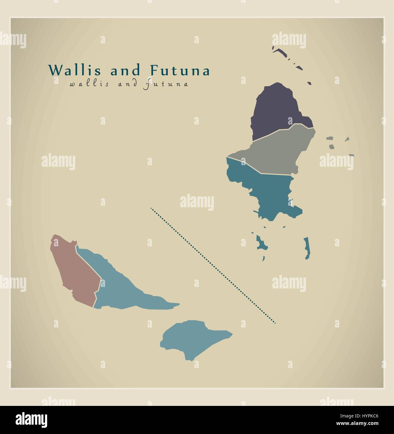 Wallis map hi-res stock photography and images - Alamy