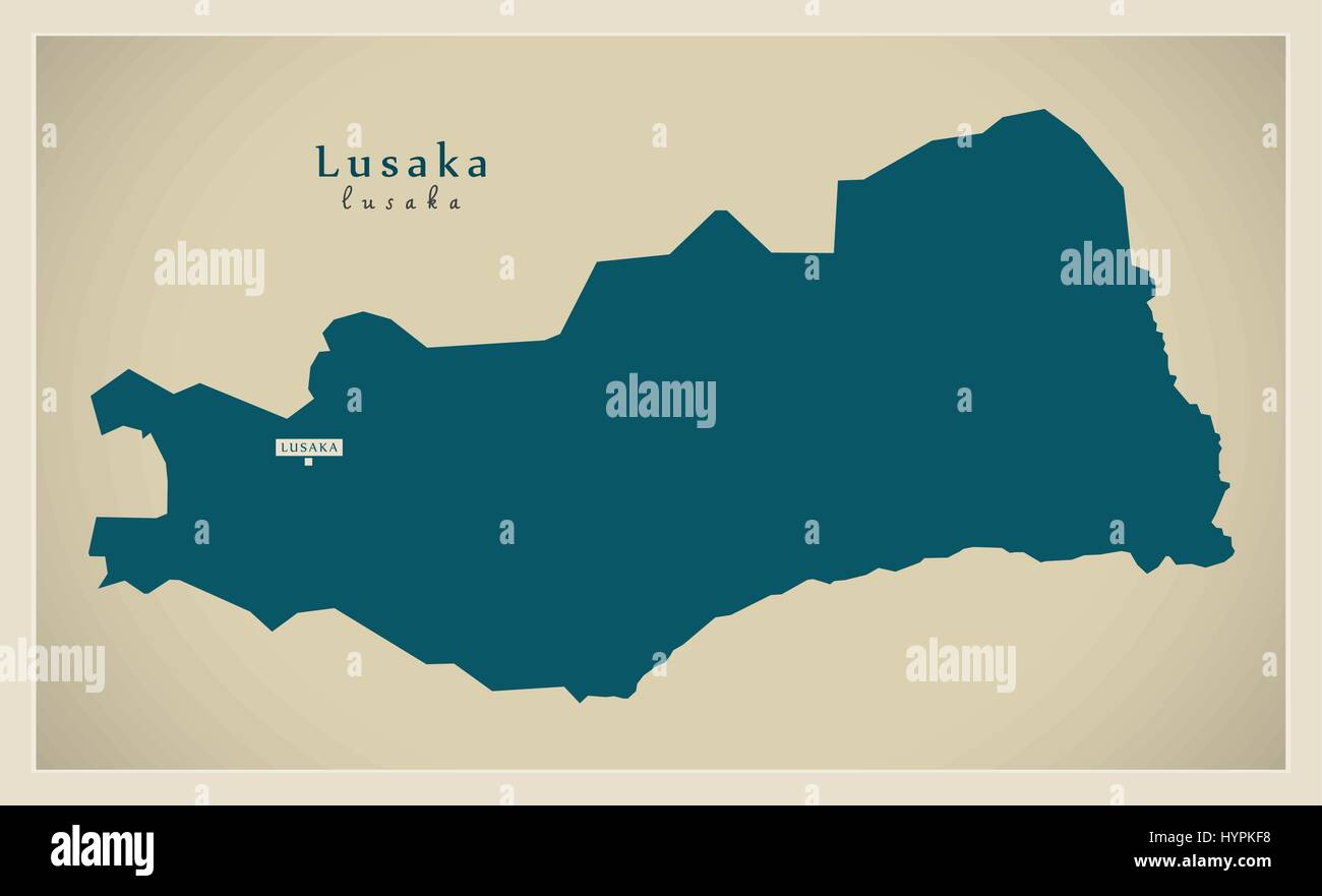 Map of lusaka hi-res stock photography and images - Alamy