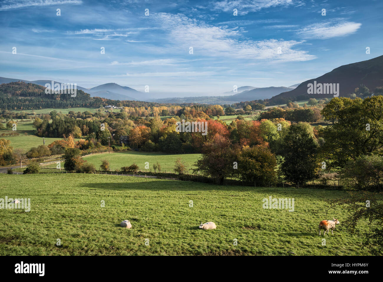 Beautiful landscape image of Lake District during Autumn Fall in ...