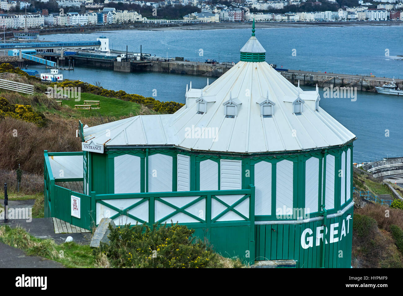 Camera obscura overlooking Douglas Bay, Isle of Man Stock Photo - Alamy