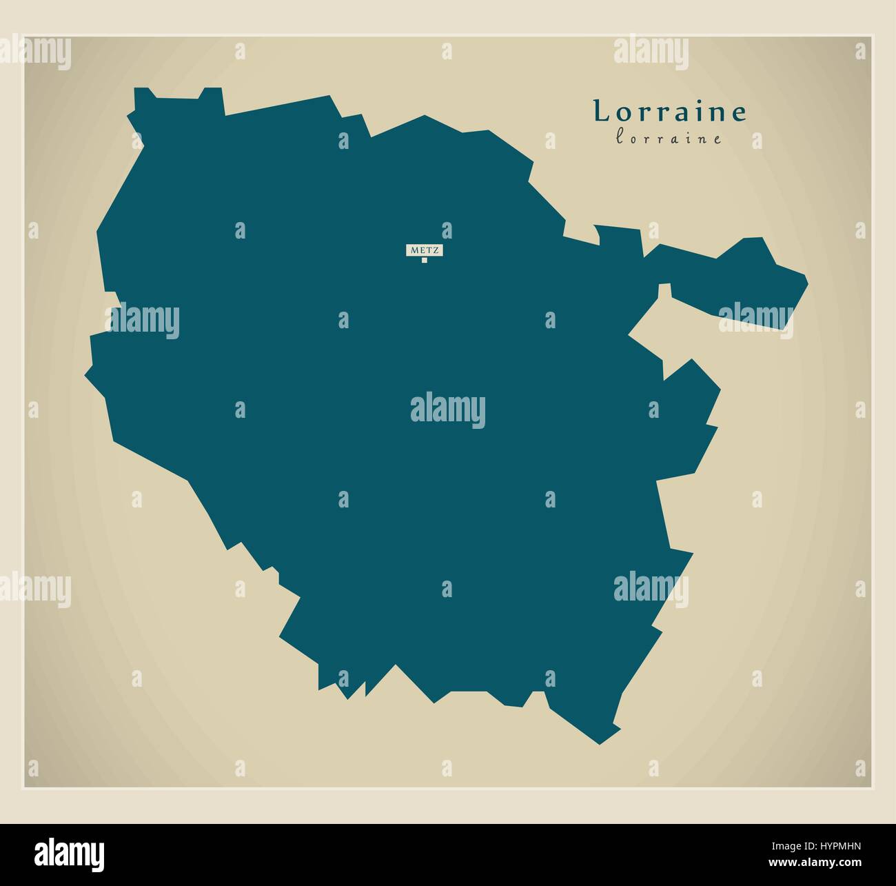 Map of lorraine hi-res stock photography and images - Alamy
