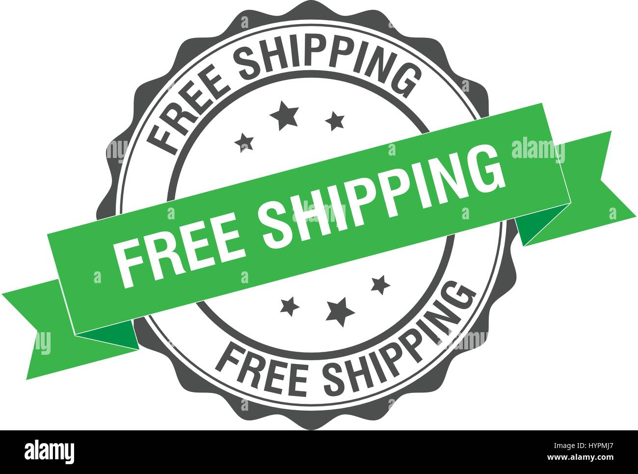 Free shipping banner red Stock Vector Images - Alamy