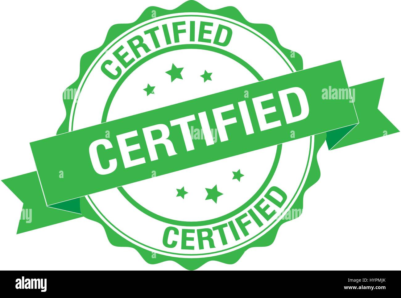 Certified stamp illustration Stock Vector Image & Art - Alamy