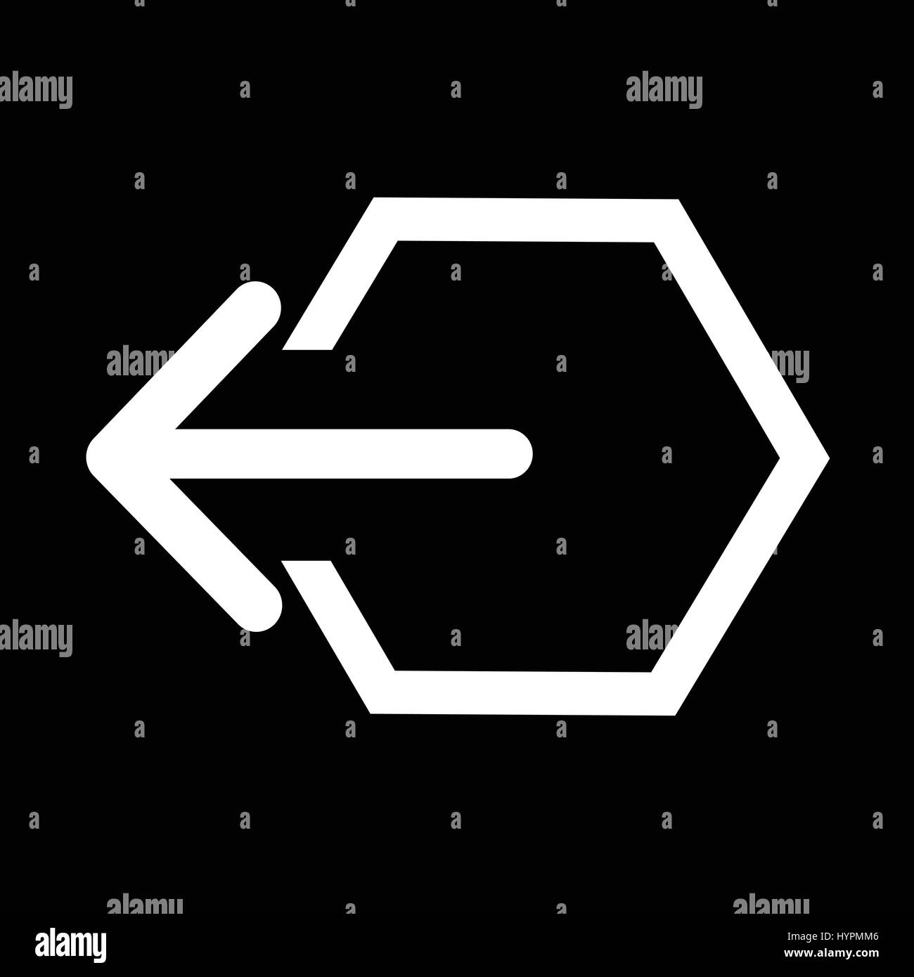 Logout sign icon Stock Vector Image & Art - Alamy