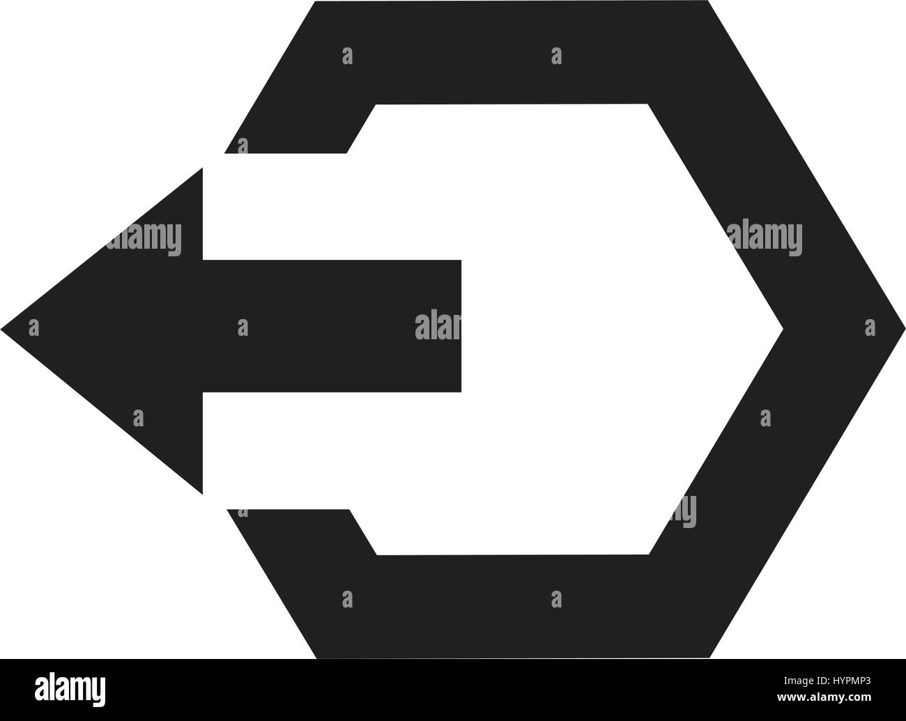 Logout sign icon Stock Vector Image & Art - Alamy