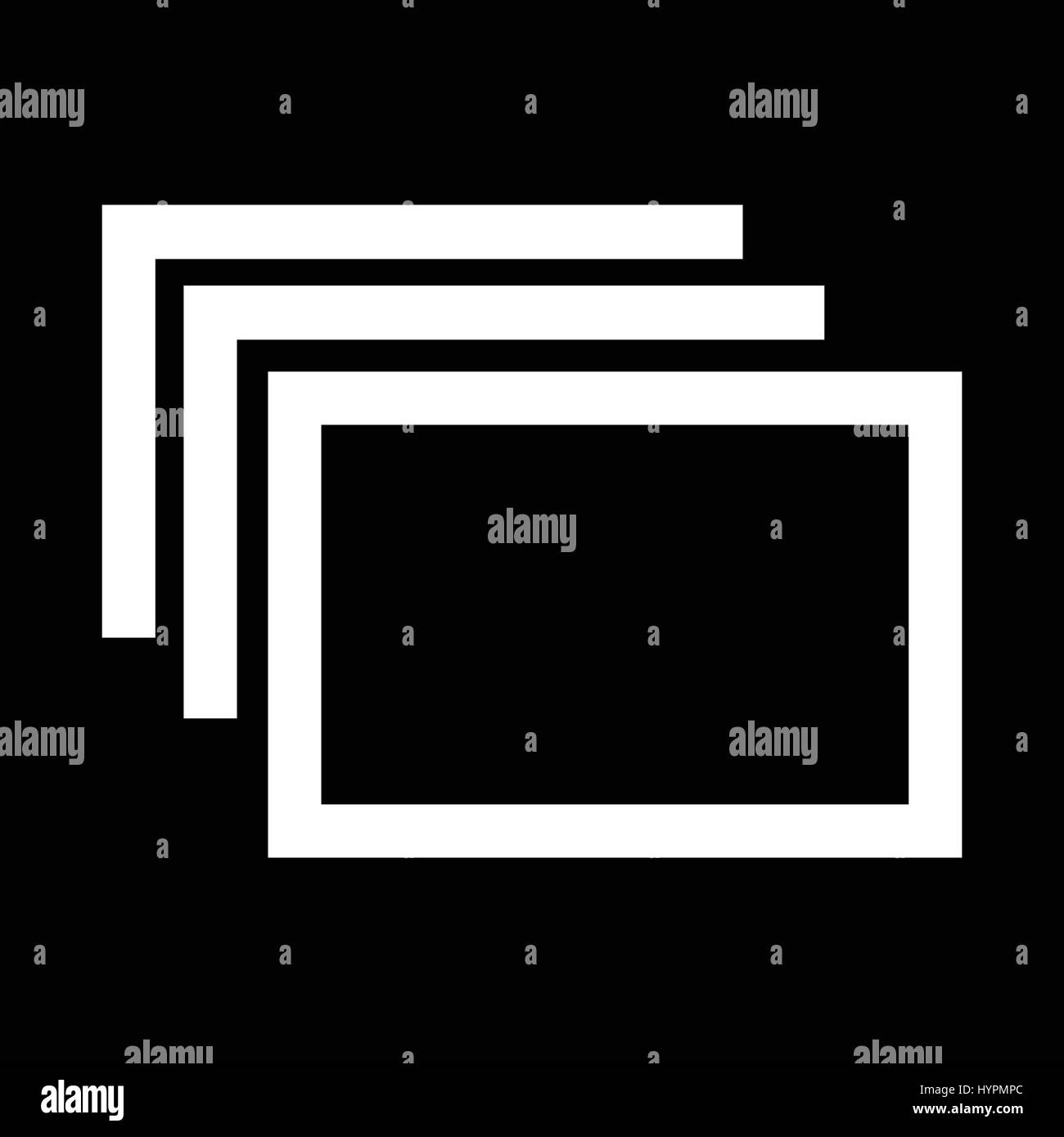 Windows tab icon Stock Vector Images - Alamy