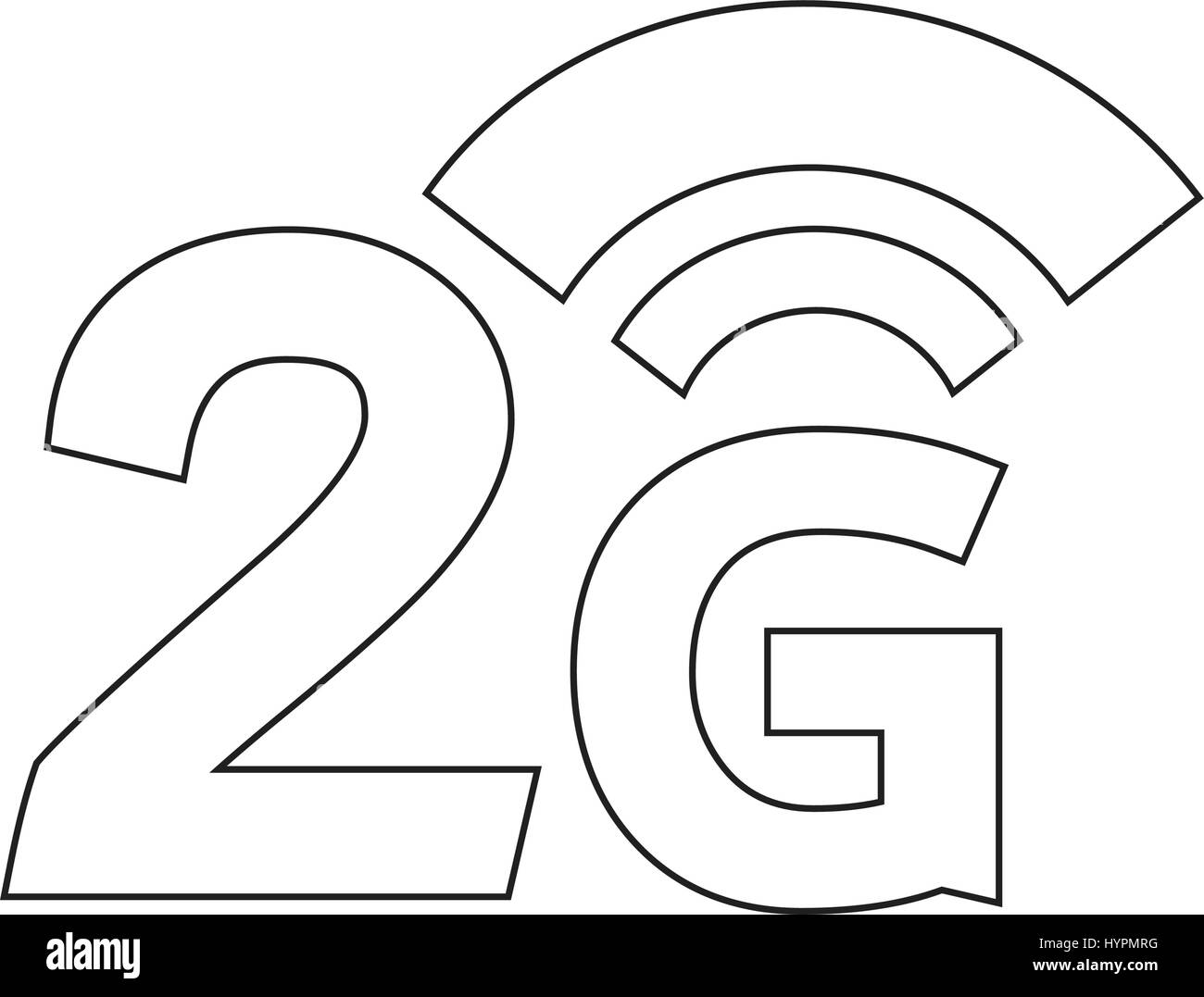 2G Wireless Wifi icon Stock Vector Image & Art - Alamy