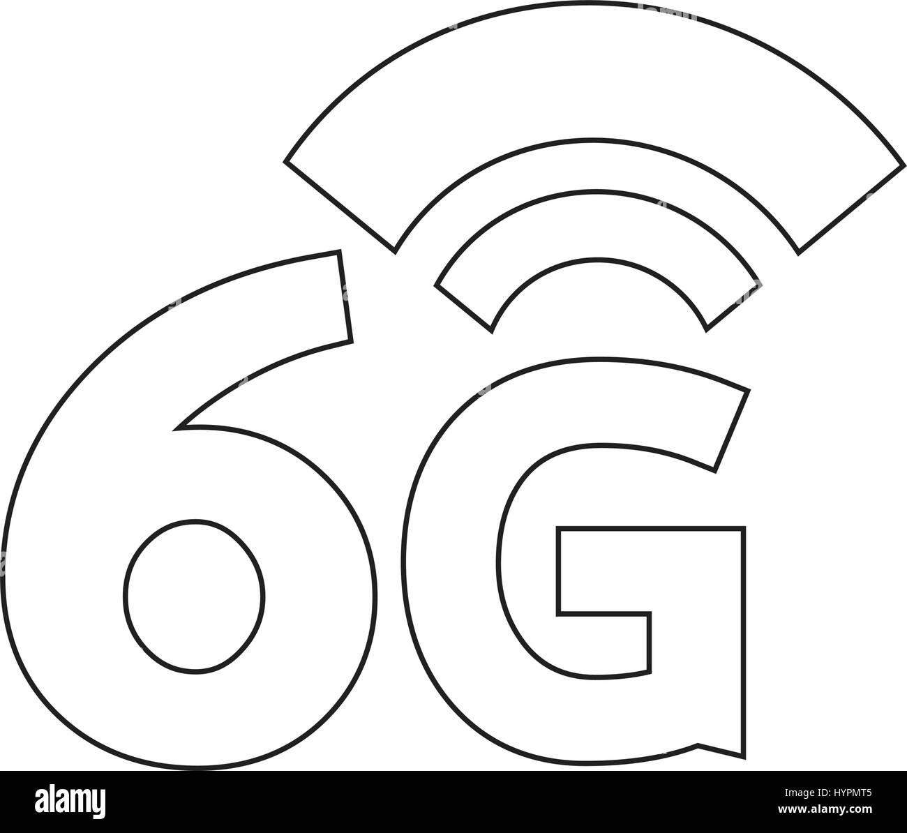 6g vector vectors Black and White Stock Photos & Images - Alamy