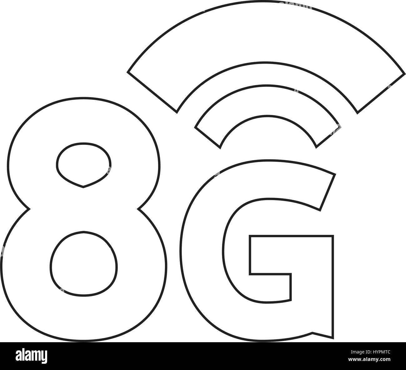 8g vector vectors Stock Vector Images - Alamy