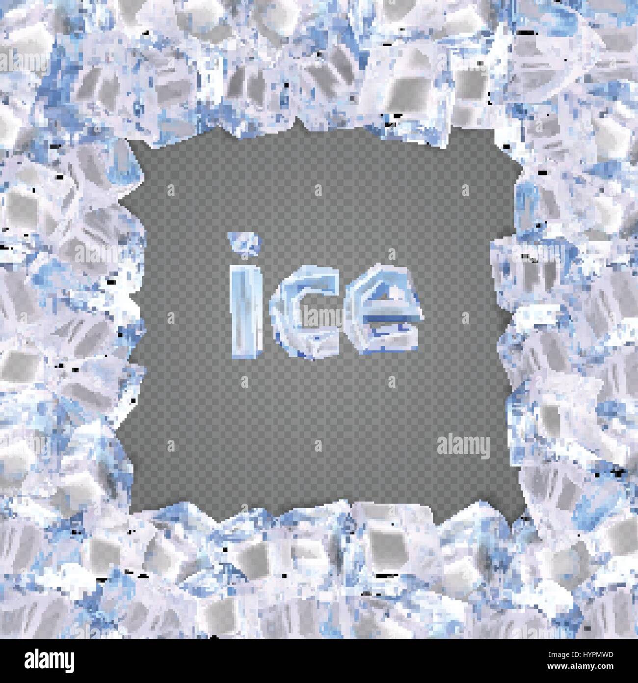 Ice frame vector Stock Vector Image & Art - Alamy