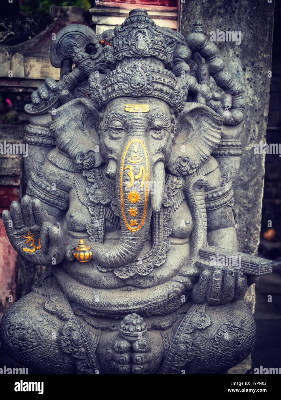Ancient Balinese statue at the temple in Bali Indonesia Stock Photo - Alamy
