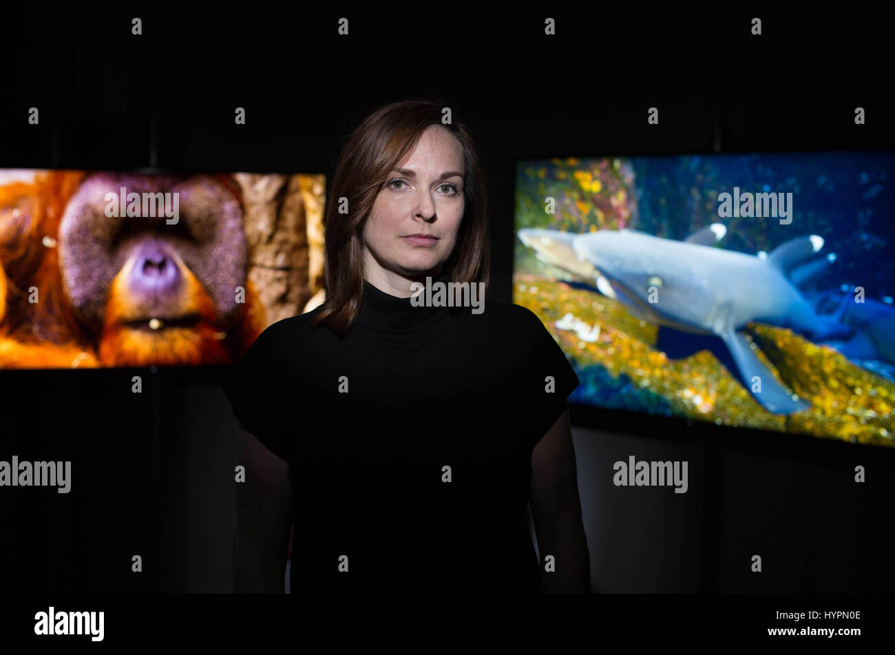 EDITORIAL USE ONLY Digital artist Kelly Richardson at the hyper-real ...