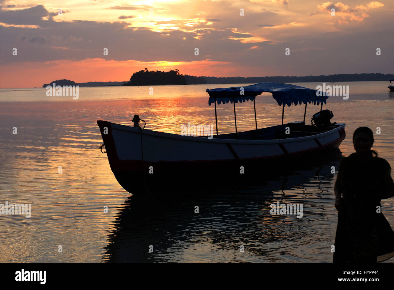 The boat from the Andaman Islands Stock Photo - Alamy