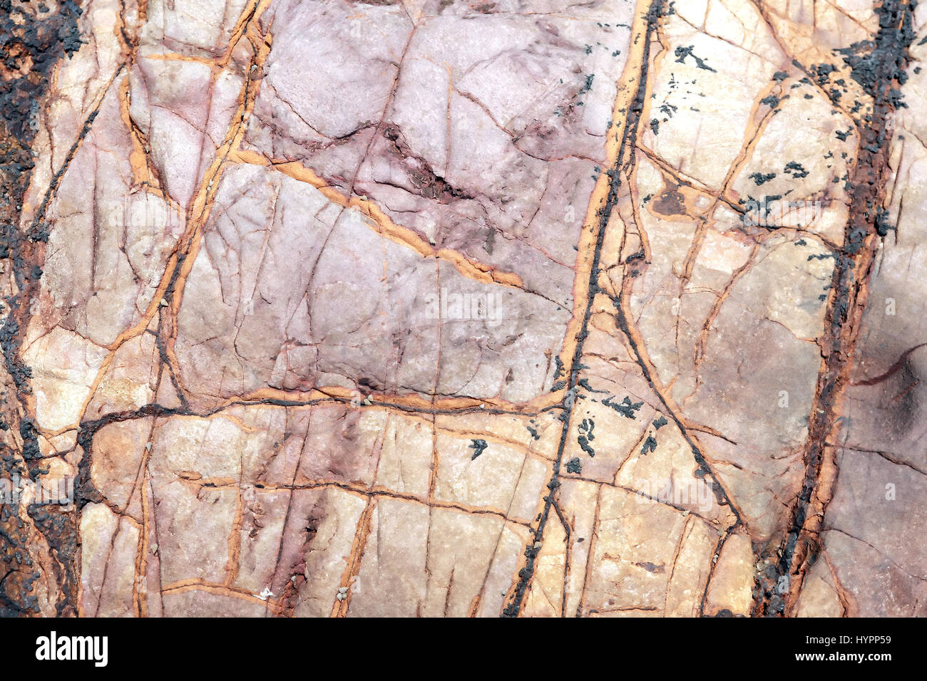Nice red volcanic stone structure as background Stock Photo - Alamy