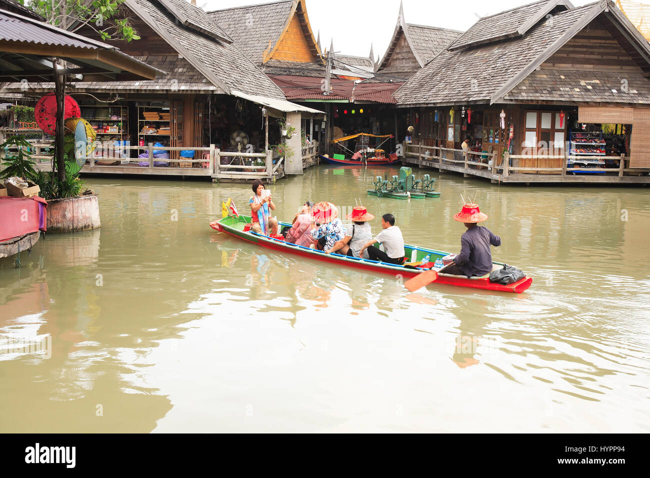 Pattaya, THAILAND - February 26, 2017: Traditional Asian Floating ...