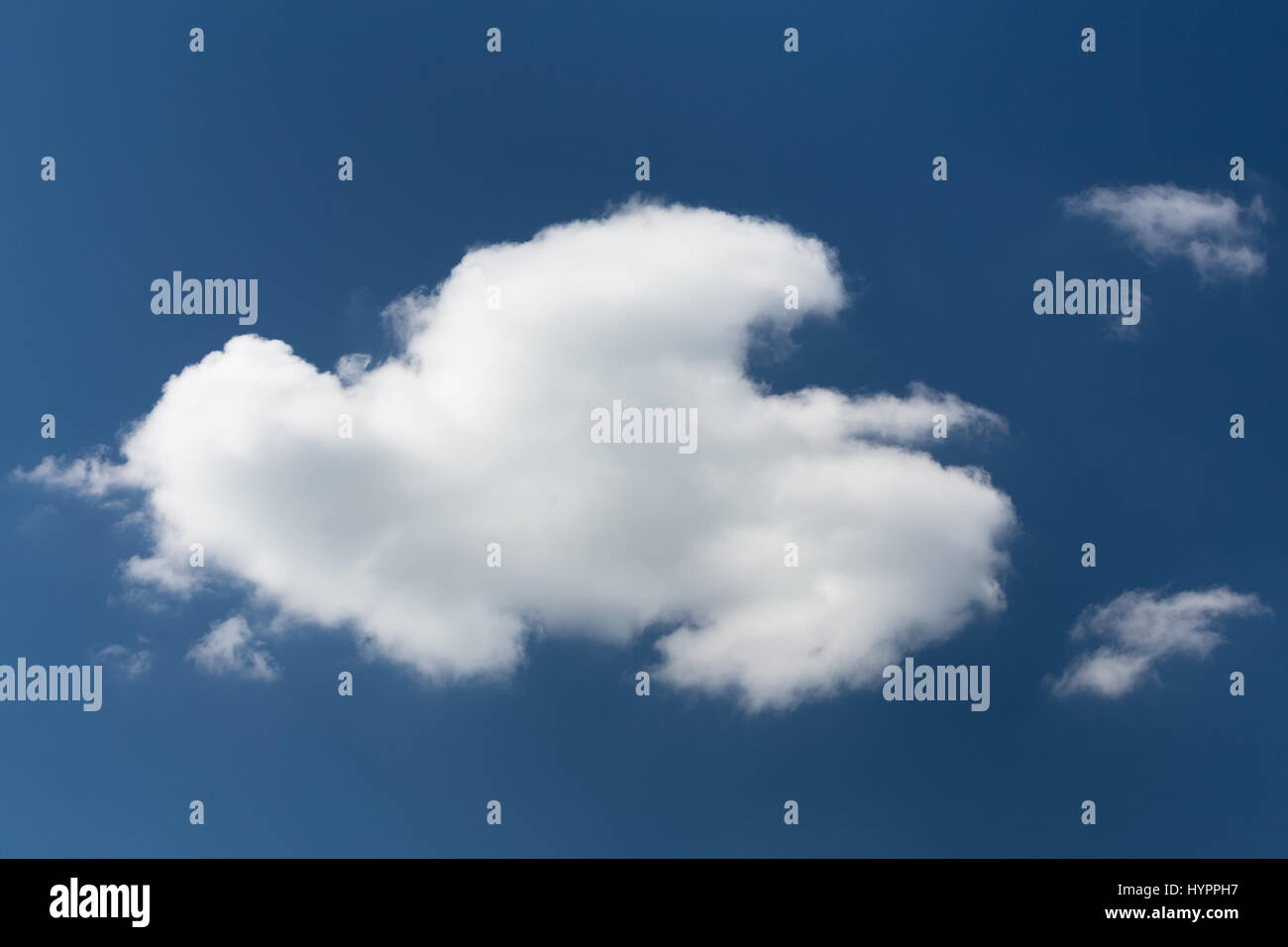 nice blue sky with one big cloud Stock Photo - Alamy
