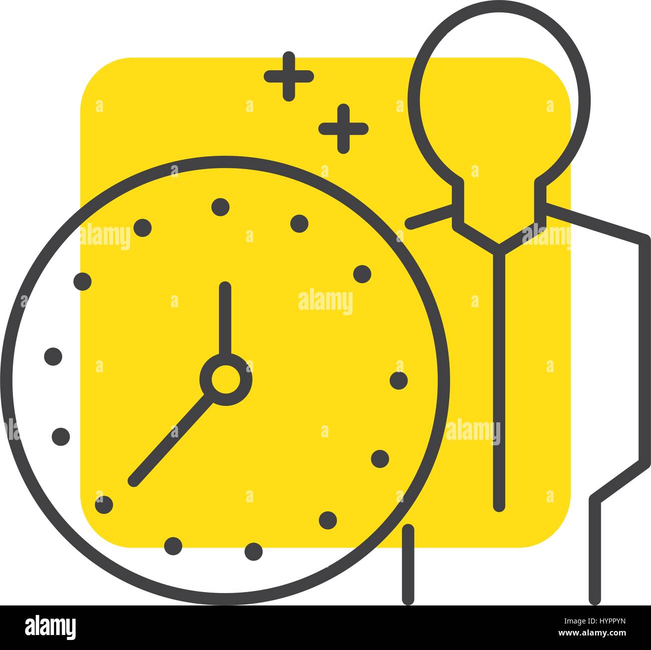 Yellow mark Stock Vector Images - Alamy