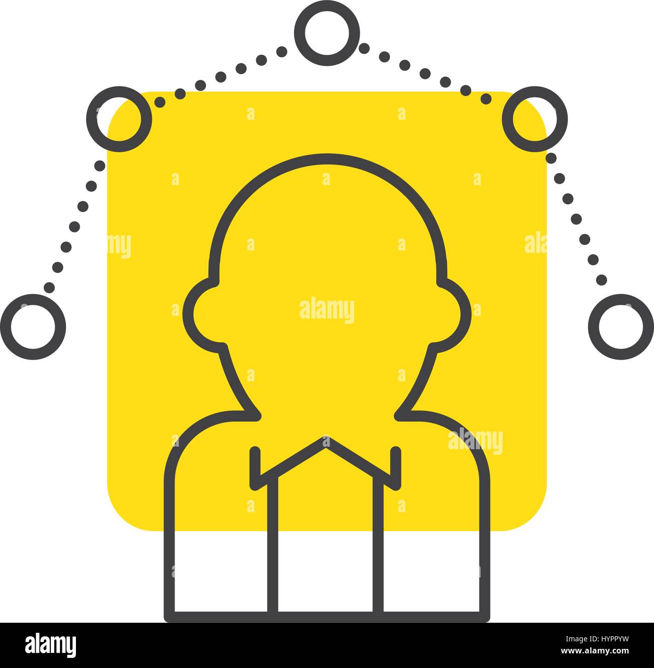 Yellow mark Stock Vector Images - Alamy