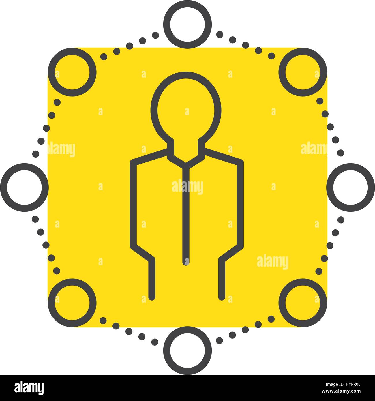 Symbol BUSINESS yellow mark icon Stock Vector Image & Art - Alamy