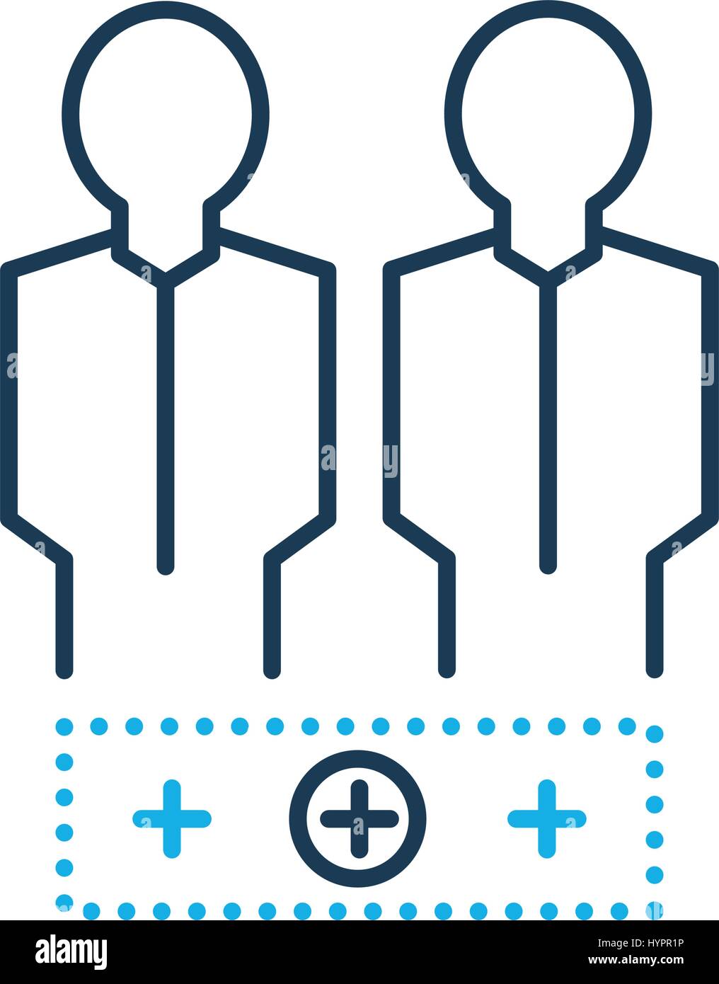 Briefcase line blue icon Stock Vector Images - Alamy