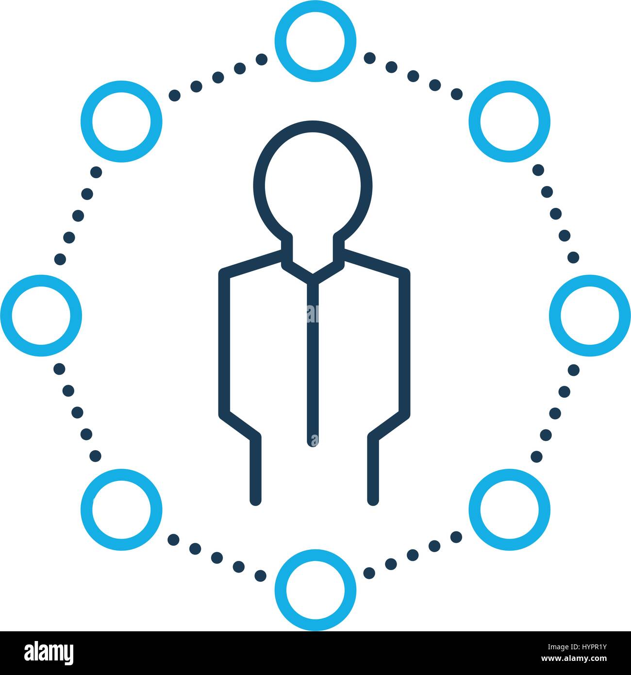 Briefcase line blue icon Stock Vector Images - Alamy