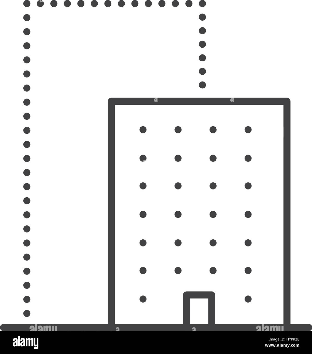 building Line Icon Style Stock Vector Image & Art - Alamy