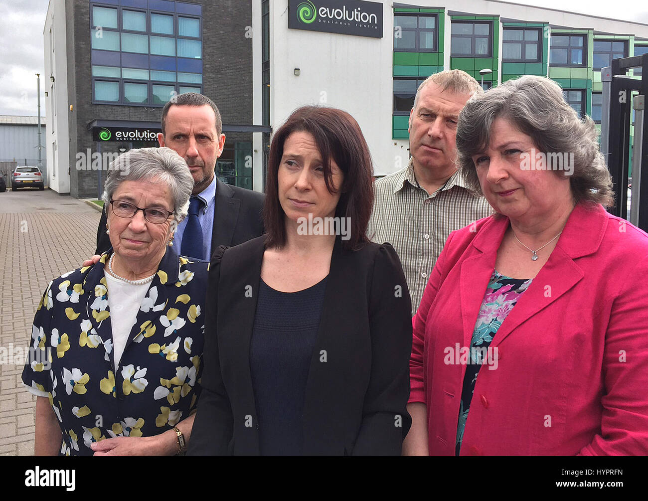 The family of care home resident Albert Pooley, including (from the ...