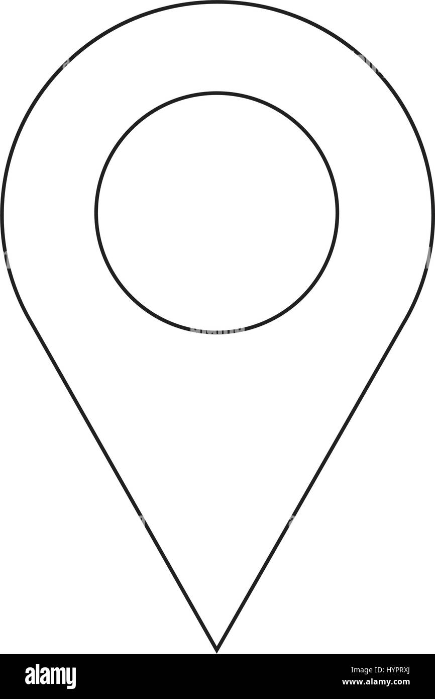 map pointer gps icon Stock Vector Image & Art - Alamy